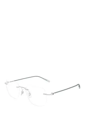 Montblanc Eyewear Rectangle Frame Glasses