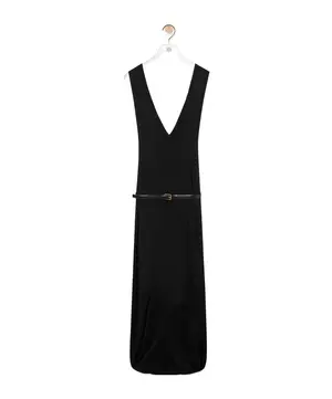 Loewe Draped Dress - Black