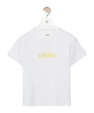 Loewe Logo Embroidered T-shirt