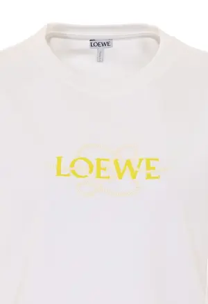 Loewe Logo Embroidered T-shirt