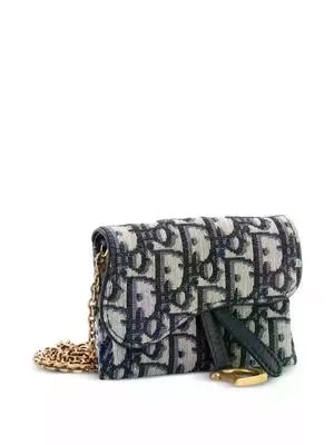 Dior Saddle Nano Pouch Oblique Canvas Belt Bag