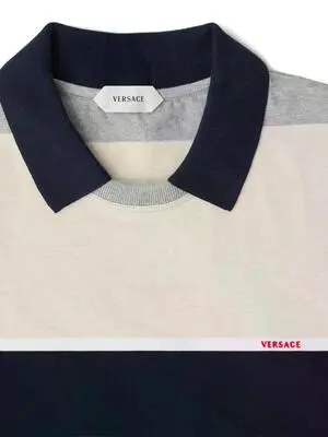 Versace Striped Cotton-jersey T-shirt