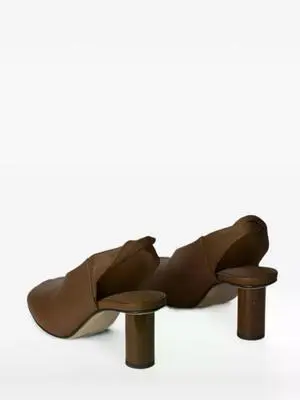 JVAM Slingback Square-toe Pumps