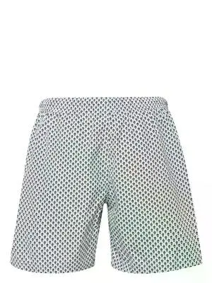 Alexander McQueen Skull Print Swim Shorts - Neutrals