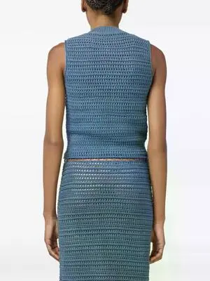 TOD'S Crochet Knit Top