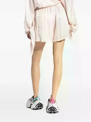 Balenciaga Monogram Silk Mini Shorts