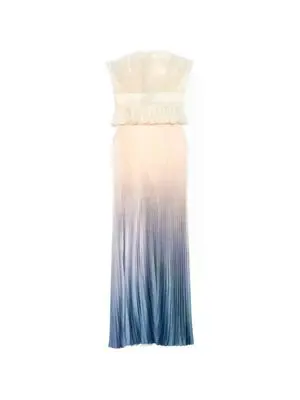 L'IDEE Masquerade Pleated Maxi Dress