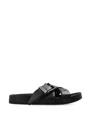 Balenciaga Buckle-fastening Sandals - Black