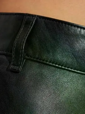Balenciaga Leather High-waisted Skirt