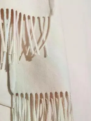 Balenciaga Cashmere Coat With Scarf Detail
