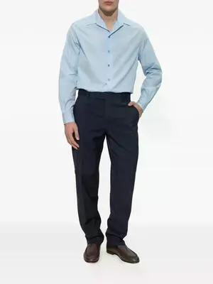 Fendi Spread-collar Shirt - Blue