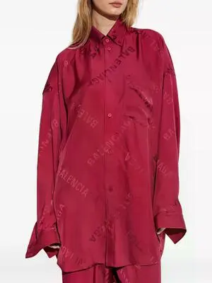 Balenciaga Logo Print Shirt