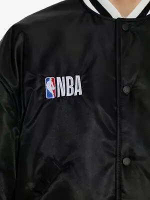 Balenciaga X Nba Logo-patch Bomber Jacket
