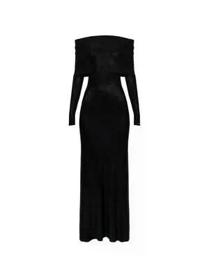 Balenciaga Off The Shoulder Evening Dresses