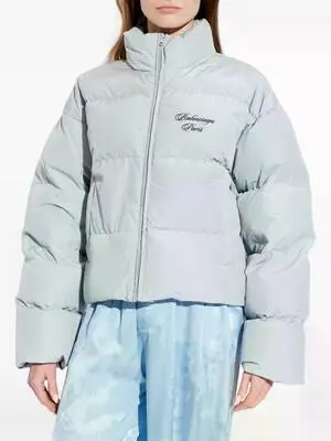 Balenciaga Logo Quilted Jacket