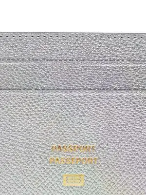 Balenciaga Textured Graphic Cardholder