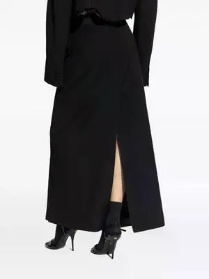 Balenciaga Double-breasted Split Skirt