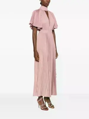 L'IDEE Anais Pleated Midi Dress