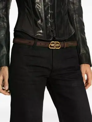 Balenciaga Logo Buckle Belt