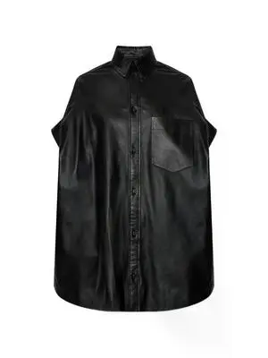 Balenciaga Lambskin Blouse With Chest Pocket