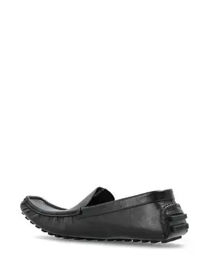 Balenciaga Portofino Ruched Leather Loafers