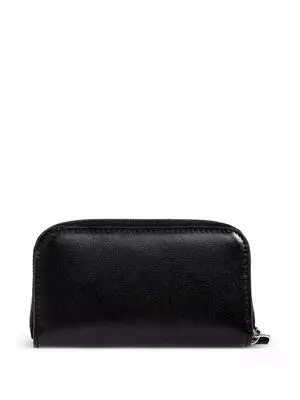 Fendi Mini Ff Logo-plaque Leather Wallet
