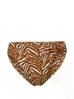 NICHOLAS Salina Bikini Bottoms - Brown