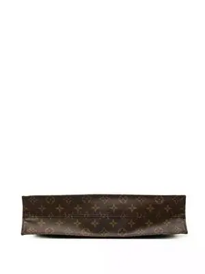 LOUIS VUITTON Monogram Sac Plat Tote Bag - Brown