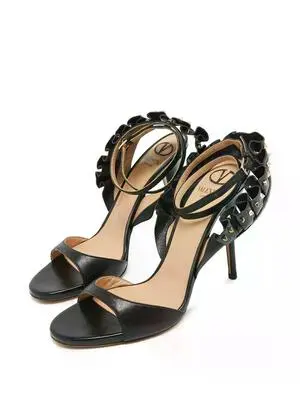 Valentino Garavani Microstud Ruffled Sandals