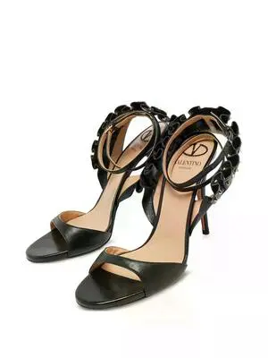 Valentino Garavani Microstud Ruffled Sandals