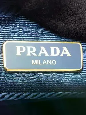 Prada Tessuto Re-edition 2005 Satchel - Blue