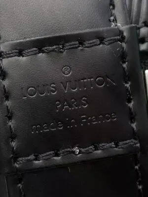 LOUIS VUITTON Epi Alma Bb Satchel - Black