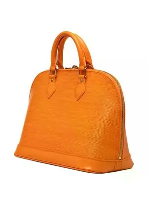 LOUIS VUITTON Epi Alma Pm Handbag - Orange