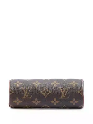 LOUIS VUITTON Monogram Papillon Pochette Handbag - Brown