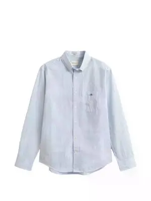 Gant Gingham-check Button-down Shirt - Blue