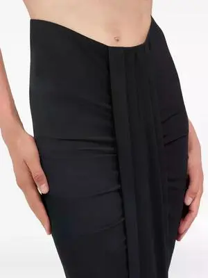 Roberto Cavalli Draped Side-slit Maxi Beachwear