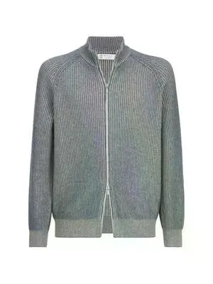 Brunello Cucinelli Ribbed Cardigans For Men