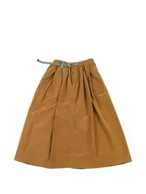 AND WANDER Oversized Cargo Midi Skirt