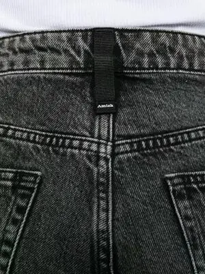 AMISH SUPPLIES Acid Wash Frayed Hem Shorts