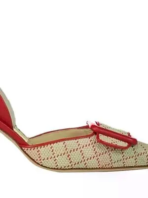 Manolo Blahnik Maysli Slingback Pumps - Neutrals