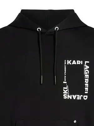 Karl Lagerfeld Logo-print Drawstring Hoodie