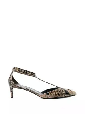 Khaite Mia Snakeskin-effect Pumps
