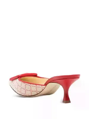 Manolo Blahnik Maysalebi Embellished Mules