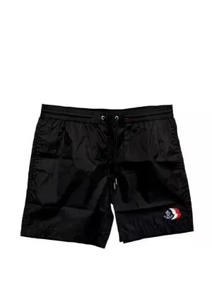 Moncler Logo Patch Swim Shorts