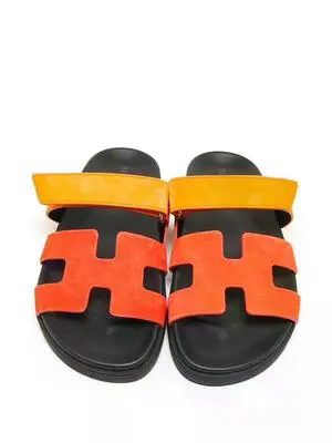 Hermès Chypre Suede Sandals