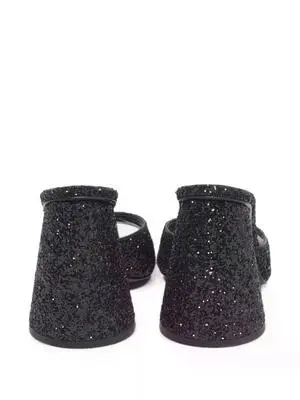 Attico Luz Glitter Sandals