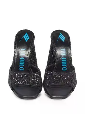 Attico Luz Glitter Sandals