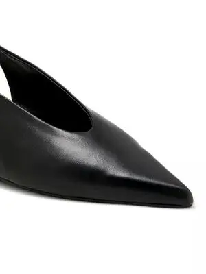 AeydĒ Camila Pointed-toe Slingback Pumps - Black