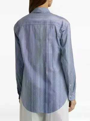 Ralph Lauren Striped Embroidered Logo Shirt