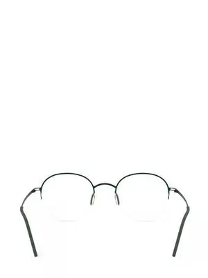 Giorgio Armani Half-rim Round Frame Glasses